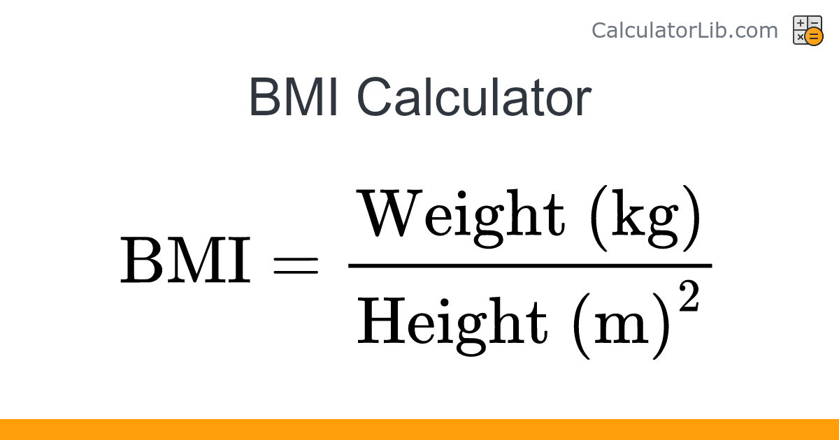 BMI Calculator: Free Online Body Mass Index Calculator - Online Calculator