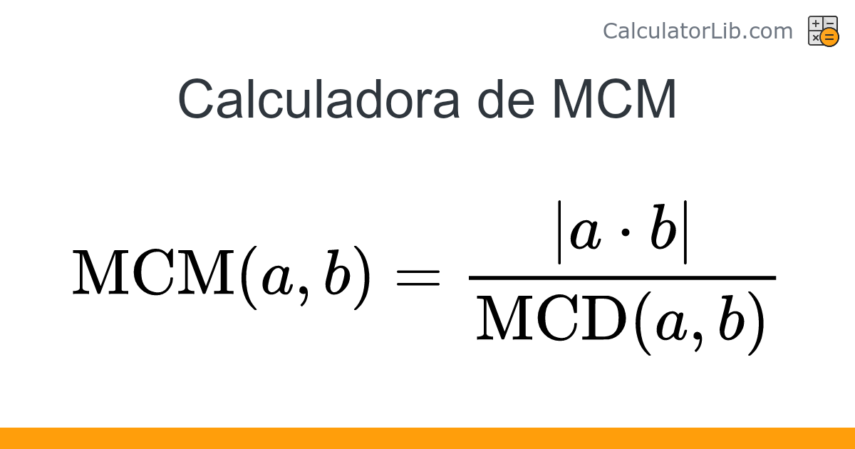 Calculadora de MCM - Calculadora en línea