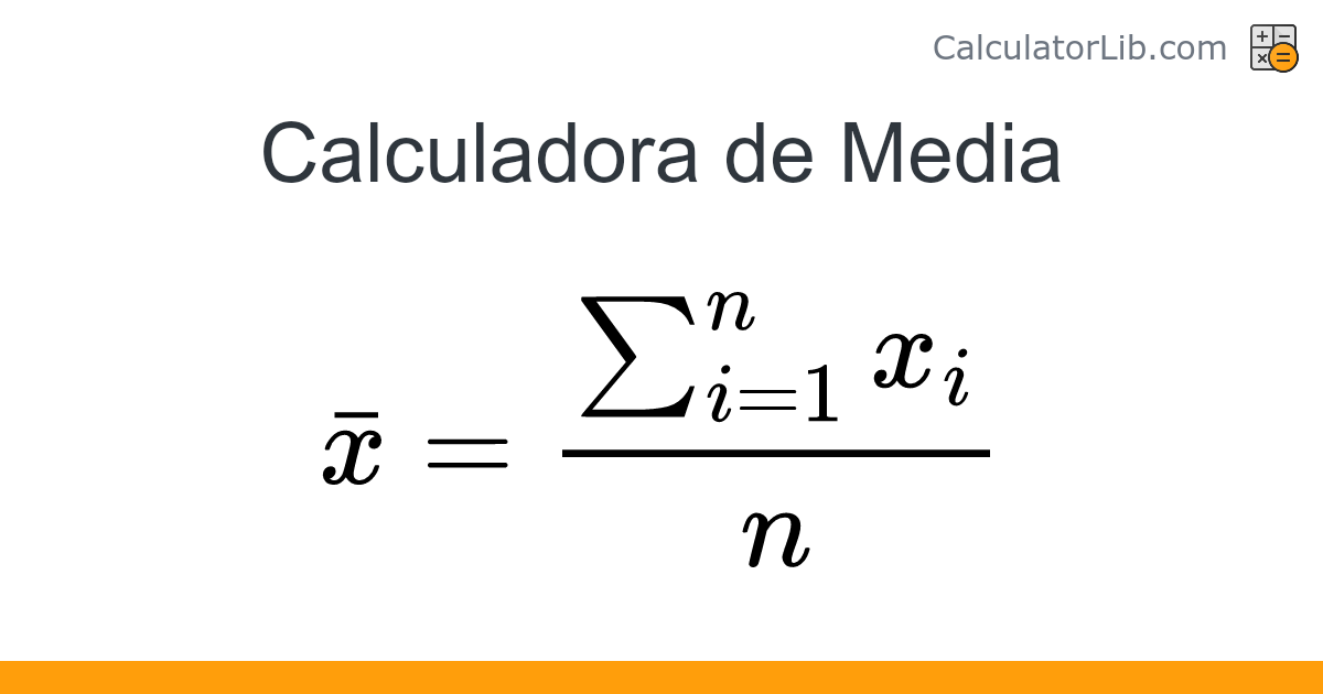 Calculadora de Media - Calculadora en línea