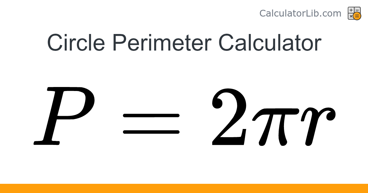 Circle Perimeter Calculator - Online Calculator