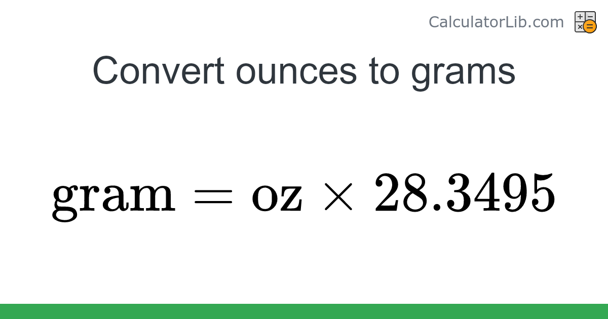 Ounces Grams Converter oz To Gram Mass Converter Online Calculator