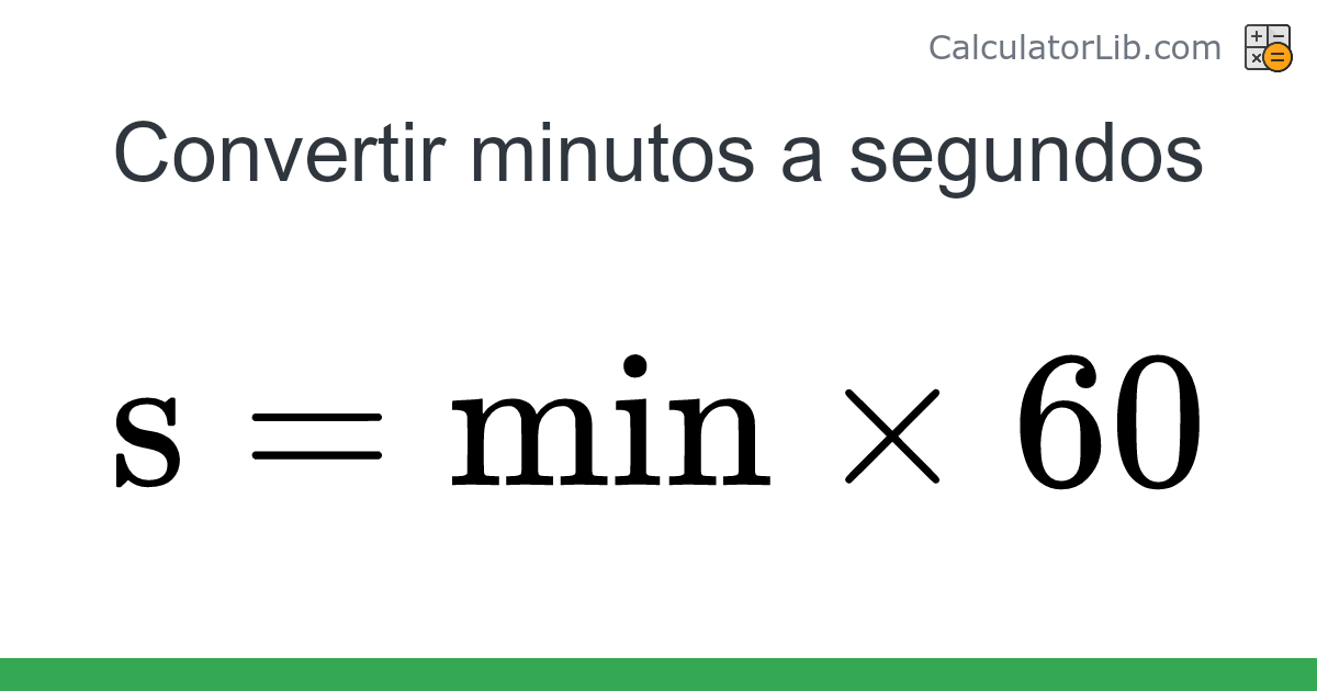 Minutos Segundos Converter min A S Time Converter Calculadora