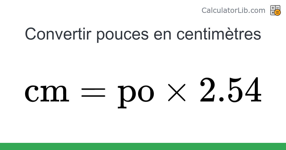 Pouces Centim tres Converter po En Cm Length Converter