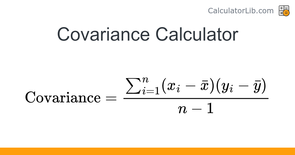 Covariance Calculator Free Fast Statistical Analysis Online Calculator