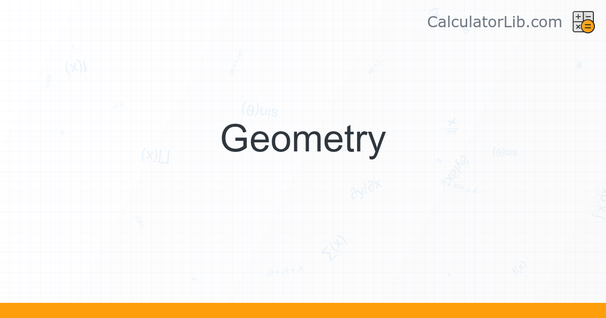 Geometry - Online Calculator