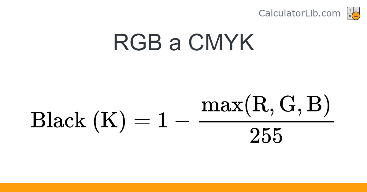 Convertir un color: RGB a CMYK - Calculadora en línea