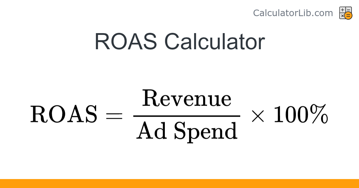 ROAS Calculator - Online Calculator