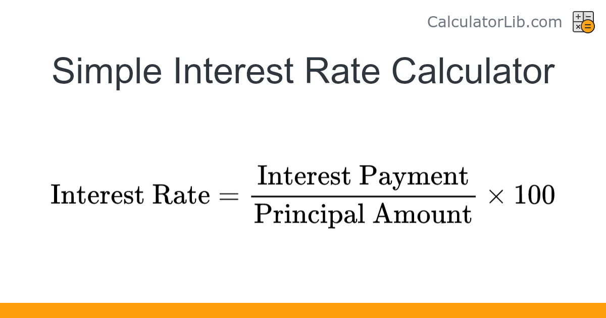 Interest Rate Calculator - Calculate Daily, Monthly & Annual Rates ...