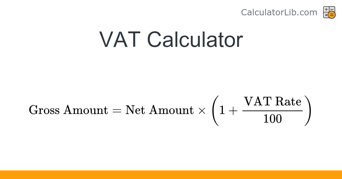 VAT Calculator - Calculateur en ligne