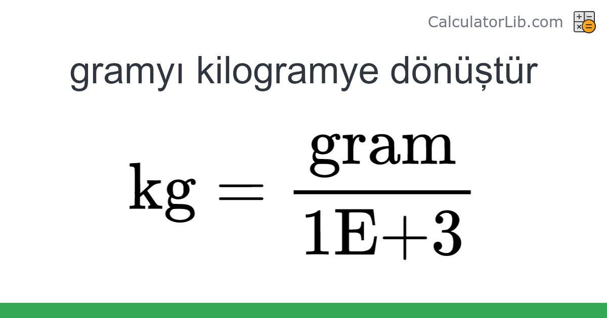 Gram → Kilogram dönüştürücü (gram yı kg) - Mass Dönüştürücü - Çevrimiçi ...